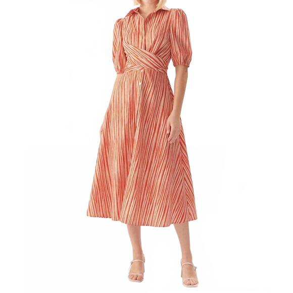 Exquise | Dresses | New Exquise Kali Midi Dress In Red | Poshmark